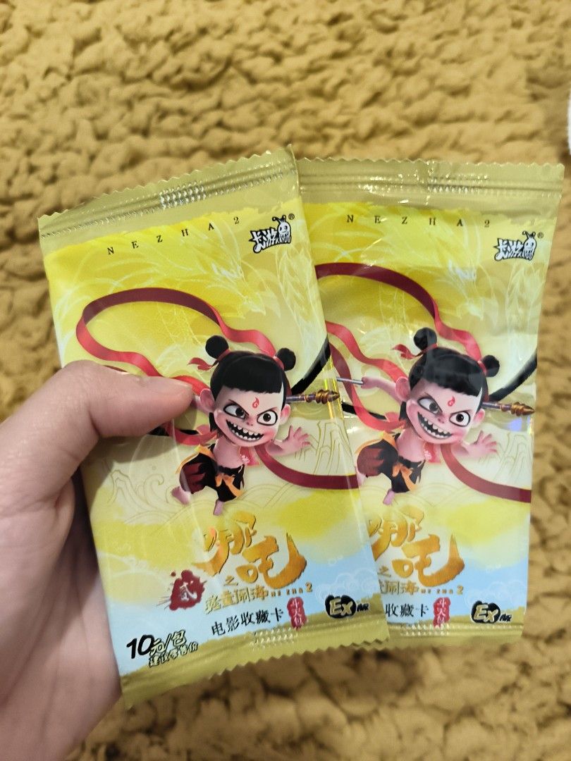 nezha card 2 pack, Hobbies & Toys, Toys & Games on Carousell