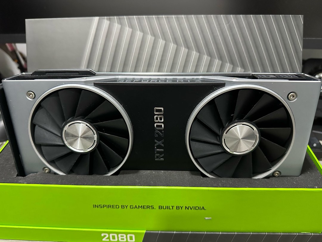 Nvidia GeForce RTX 2080 Founder’s Edition graphics card, Computers ...