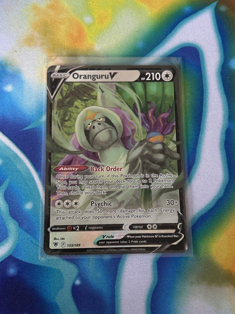 Oranguru V 133/189 Astral Radiance Pokemon TCG Ultra Rare Card, Hobbies ...