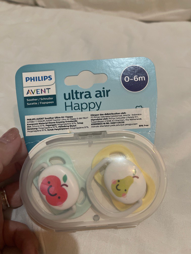 Philips avent ultra air happy pacifier empeng BRAND NEW, Bayi & Anak ...