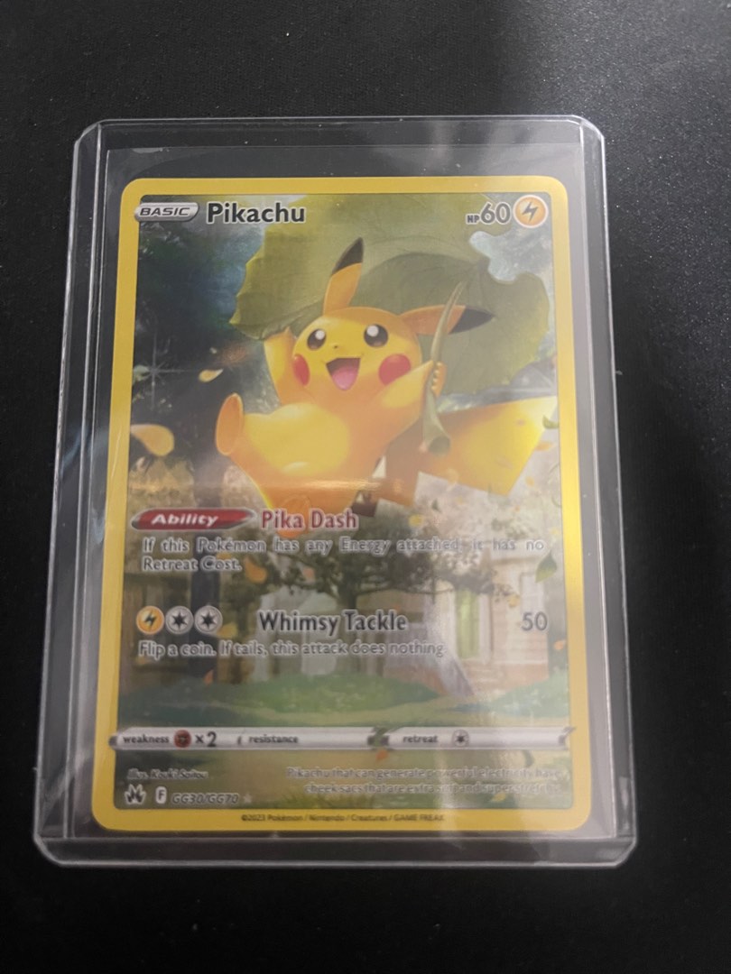 Pikachu Crown Zenith GG30, Hobbies & Toys, Toys & Games on Carousell