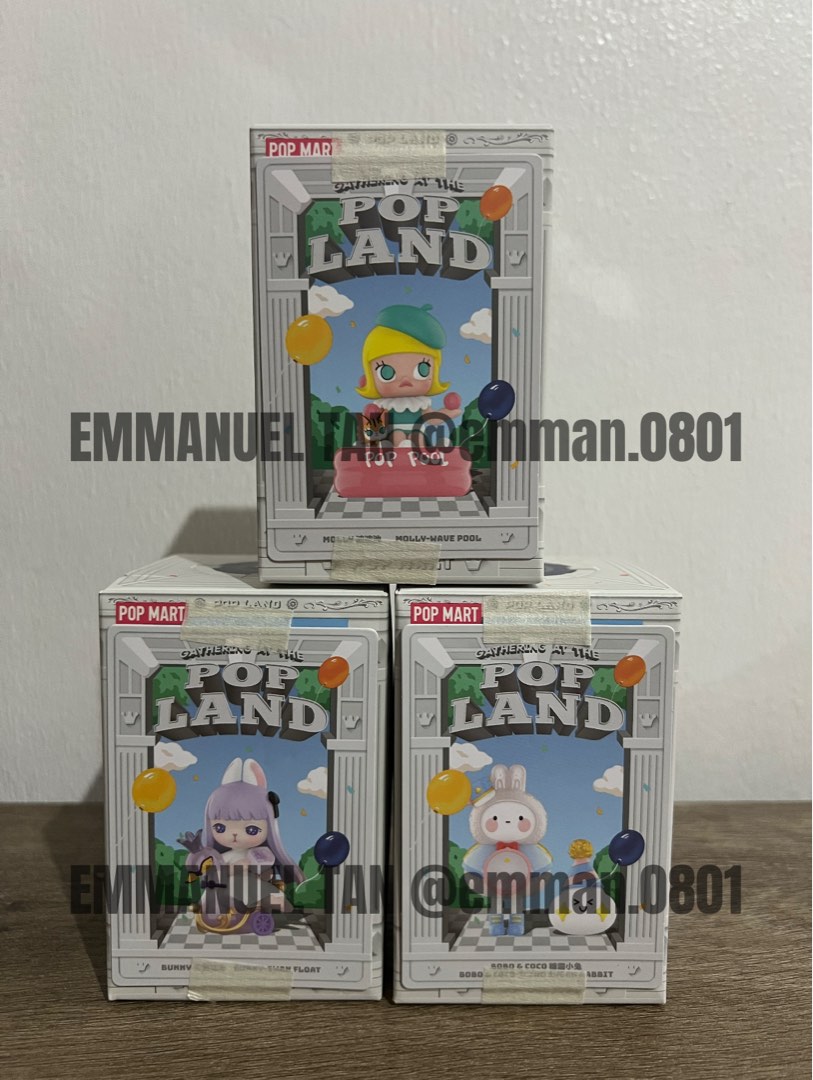 POP LAND - MOLLY, BUNNY, BOBO & COCO SET, Hobbies & Toys, Toys & Games ...
