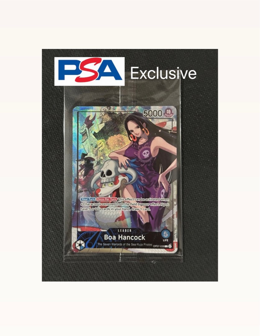 One Piece PSA magazine Promo Boa Hancock card OP07-038, Hobbies & Toys ...