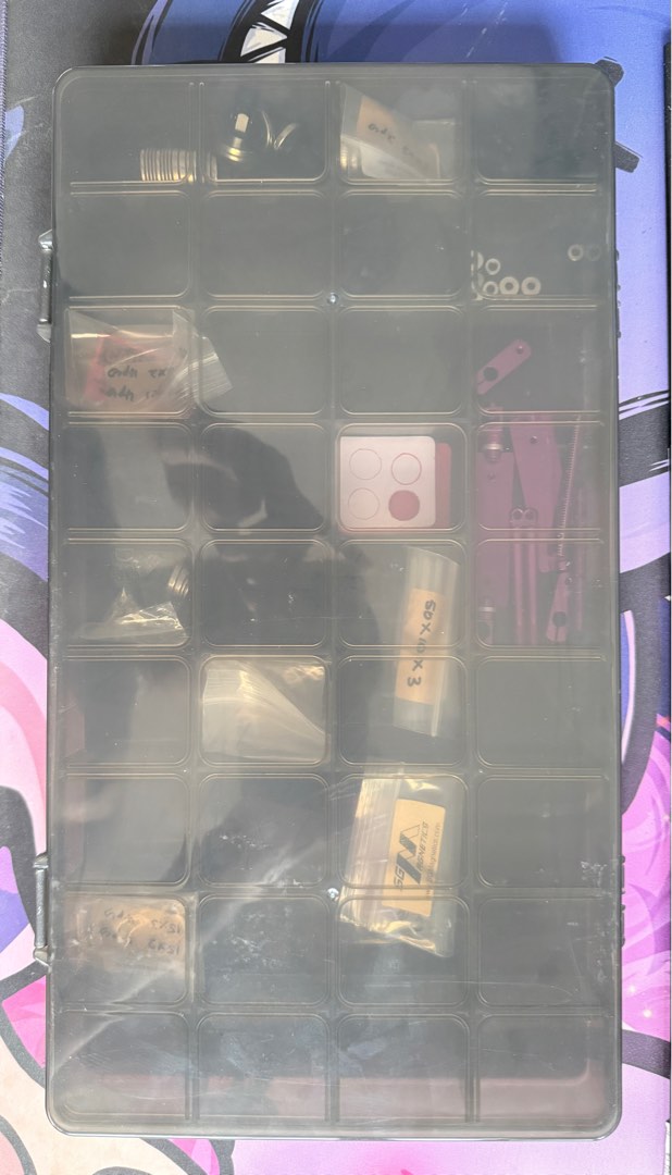 ‼️RC screw box organiser (smoke black), Hobbies & Toys, Toys & Games on ...