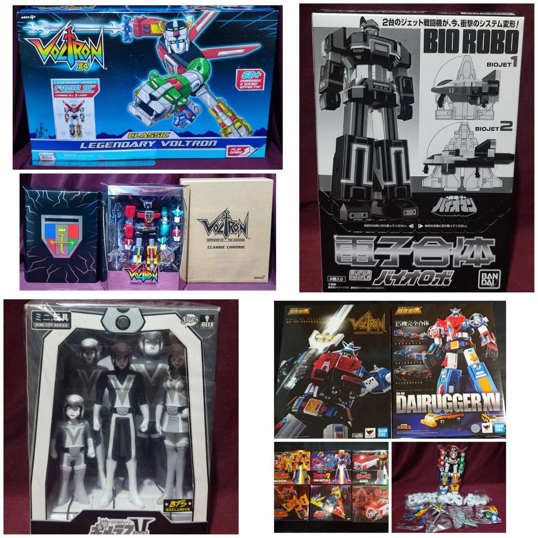 ROBOTS - Voltes V Daimos Daltanious Combattler Voltron Bio Robo Mini ...
