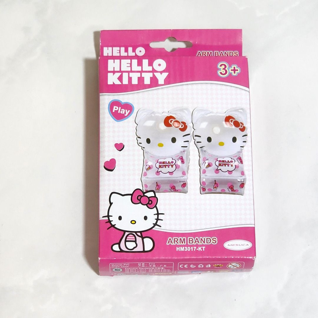 Sanrio Hello Kitty Inflatable Swimming Arm Band Float, Babies & Kids ...