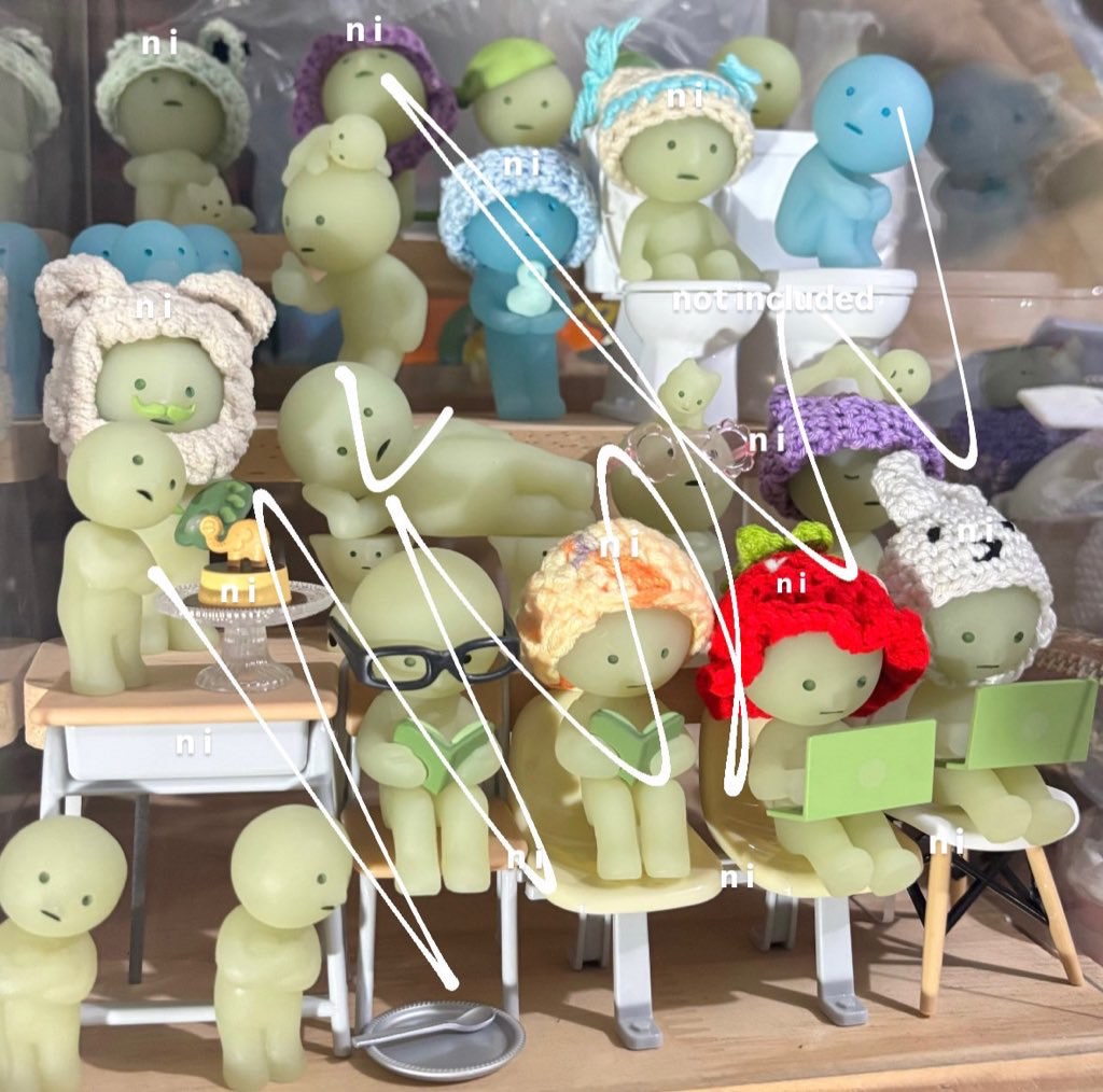 smiski dumbbell, relaxing, underwear, little smelly, approving, little ...