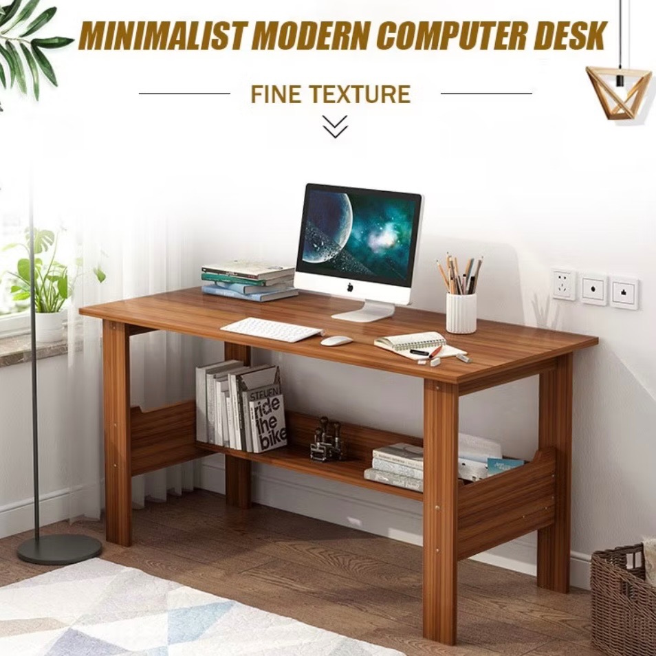 Sturdy 2 Tier Study Desk | Minimalist Writing Table | Home Office ...