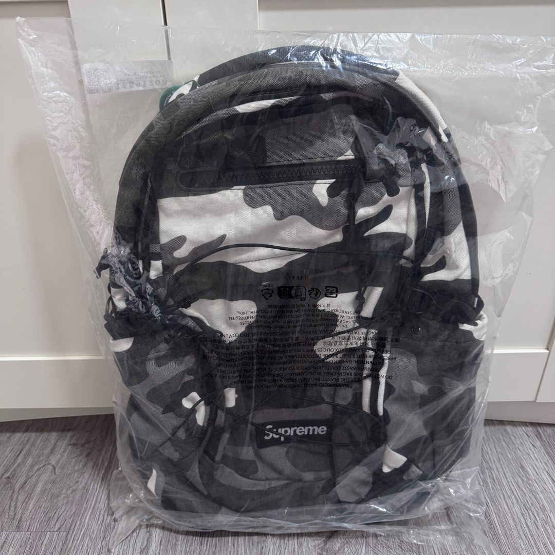 Supreme Camo Backpack (SS25), Men's Fashion, Bags, Backpacks on Carousell
