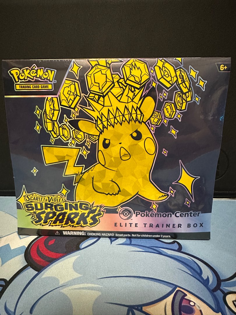 Surging Sparks PC ETB, Hobbies & Toys, Toys & Games on Carousell