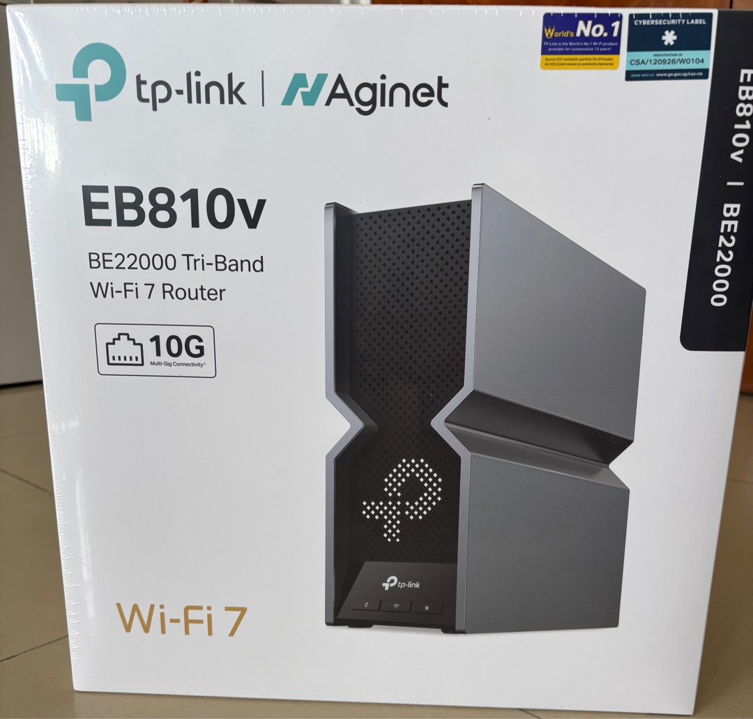 Tp-link ROUTER EB810v wifi 7 tri-band, Computers & Tech, Desktops on ...
