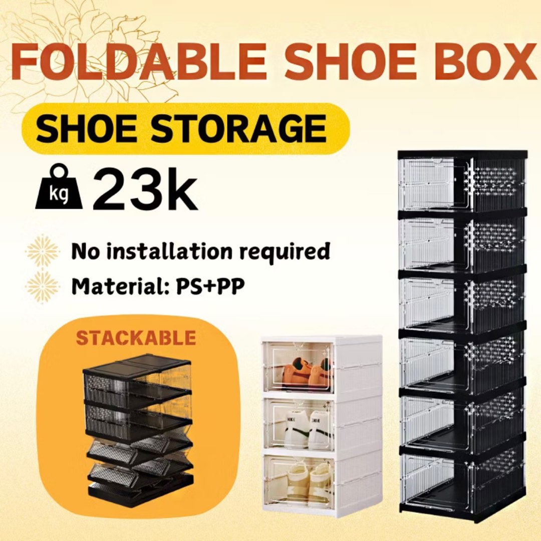 Vertical Shoe Storage Cabinet | Stackable Transparent Shoe Cabinet ...