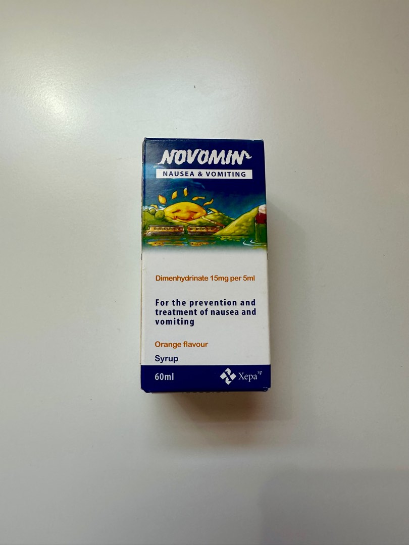 Xepa Novomin for motion sickness, Health & Nutrition, Health ...