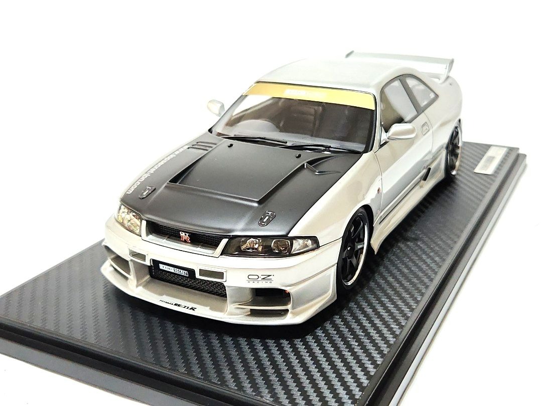 1/18 TOP SECRET GT-R (BCNR33) Silver IGNITION MODEL, Hobbies & Toys ...