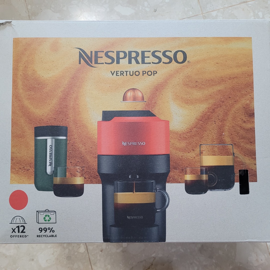 1468 AS7-61 Nespresso Vertuo Pop Type GCV2, TV & Home Appliances ...