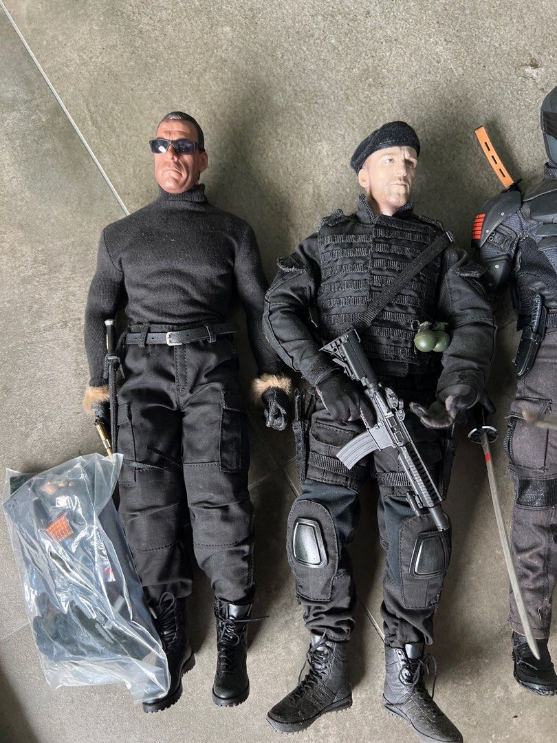 1/6 scale Hot toys (bundle of 6) Expendables and Gi Joe figure, Hobbies ...
