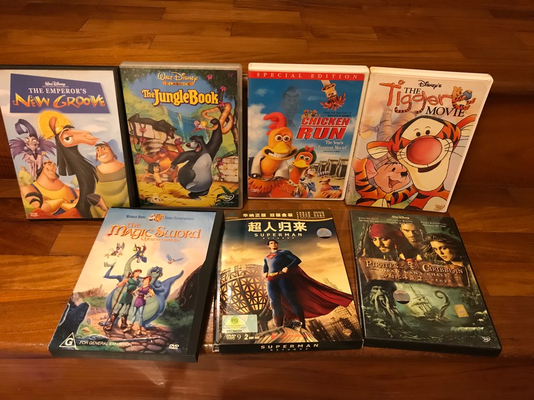 7 Disney Animation DVD, Hobbies & Toys, Music & Media, CDs & DVDs on ...