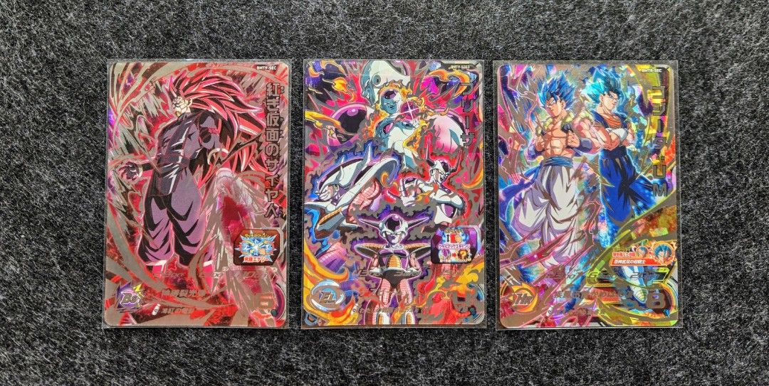 香港版 七龍珠英雄卡 八彈 九彈 十彈 悟吉塔 UM 紅面具賽亞人 弗力扎 四星 隱藏 閃咭 BMT8 BMT9 sec sec2 sec3 asec, 興趣及遊戲, 玩具 & 遊戲類 ...
