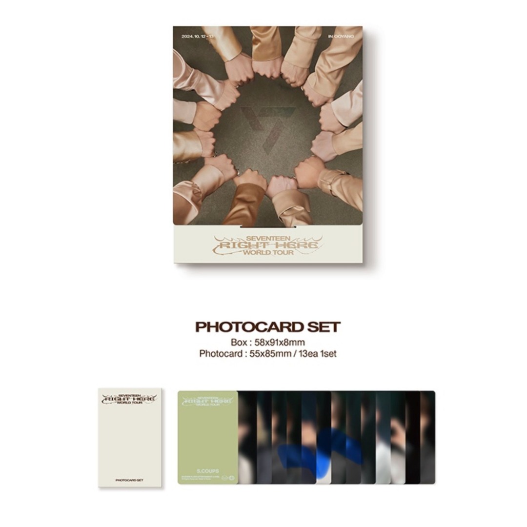 (夾車) SEVENTEEN svt WORLD TOUR [RIGHT HERE] DVD固配 + 小卡(拍立得特典)全可單上 (淨12/ ...