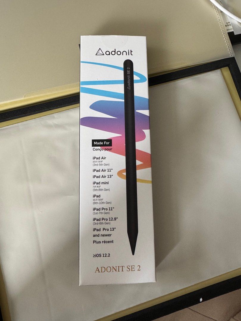 【Adonit】 SE 2代 2024 iPad 專用筆 最新升級款 支援原廠筆頭, 手機及配件, 平板電腦, 平板電腦 - iPad在旋轉拍賣