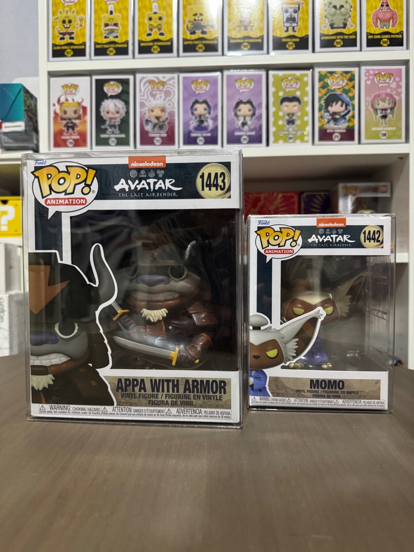 Appa with Armor and Momo Funko Pop, Hobbies & Toys, Toys & Games on ...