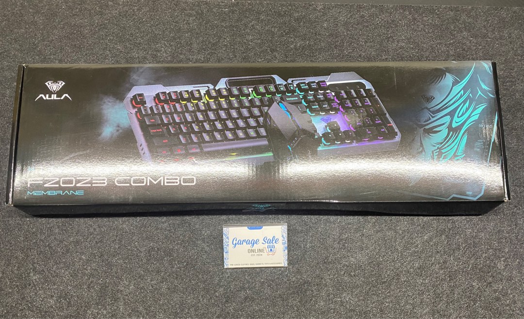 AULA F2023-Combo Wired Gaming Keyboard Mouse set-Thai Keys, Computers ...