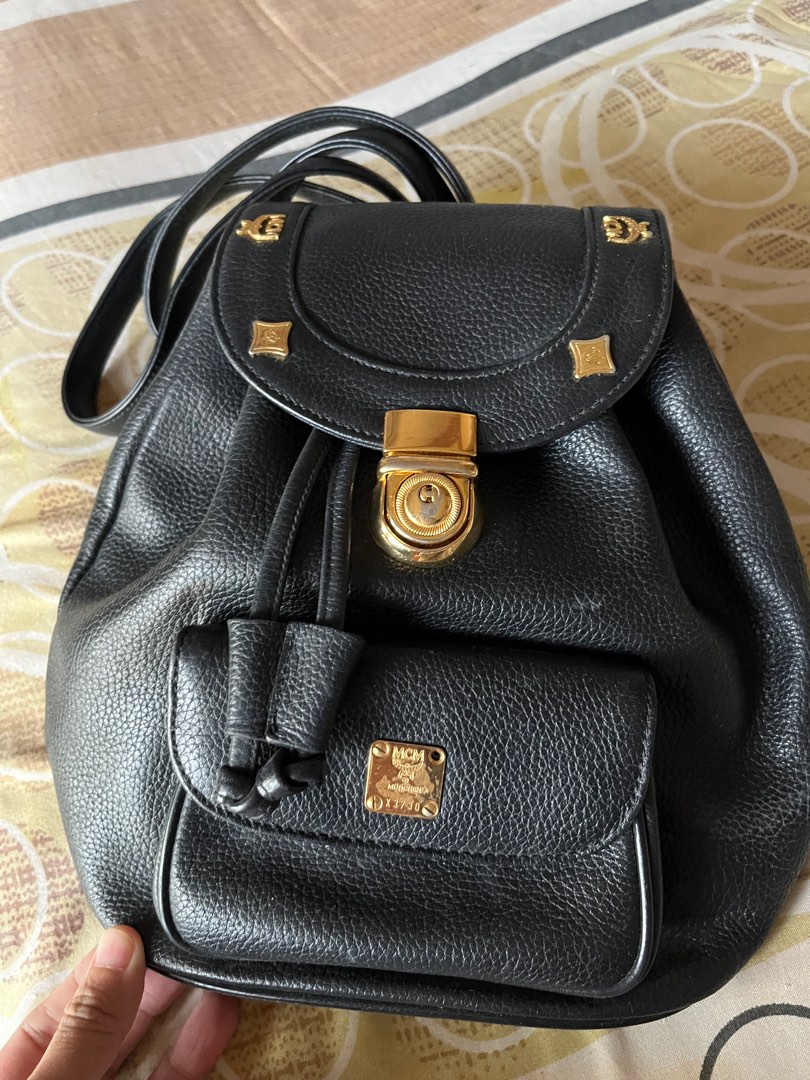 Authentic MCM mini backpack, Women's Fashion, Bags & Wallets, Backpacks ...