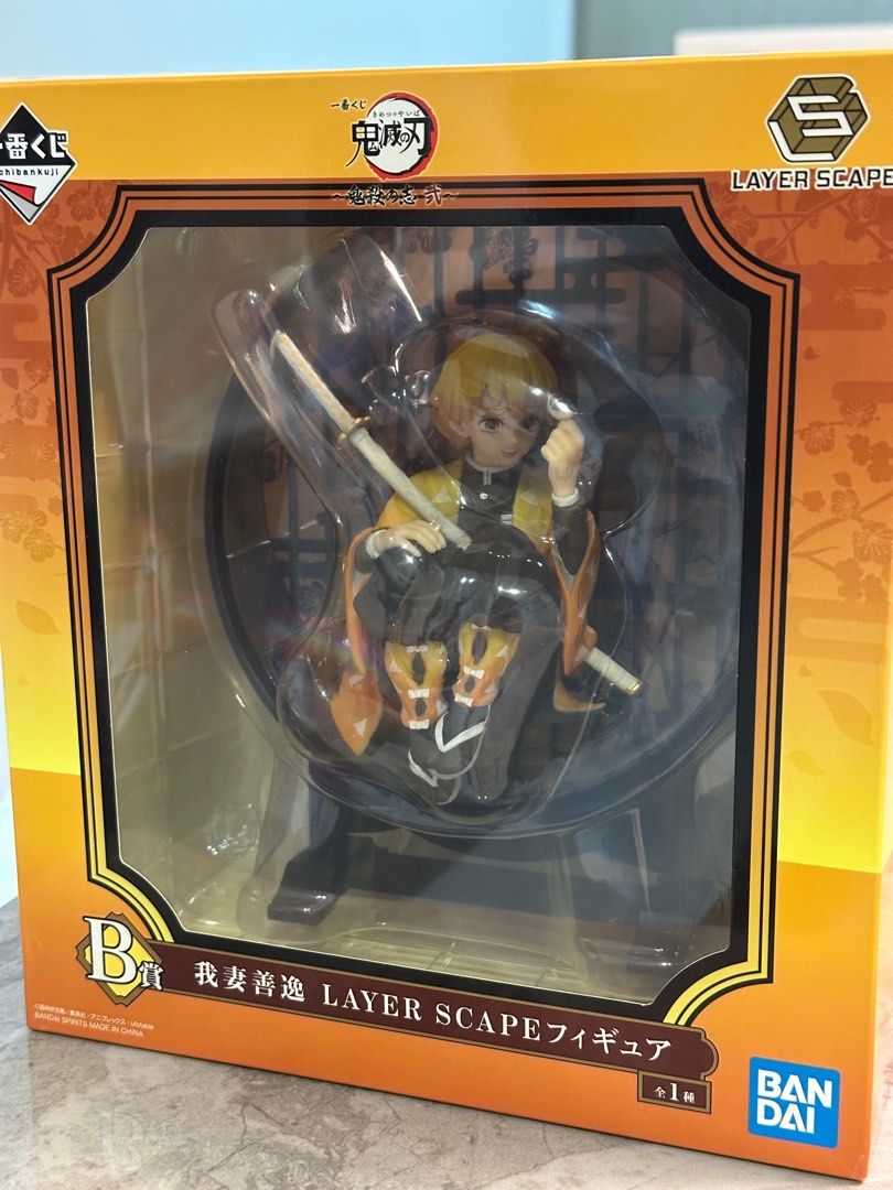 BANDAI Ichiban Kuji Demon Slayer LAYER SCAPE Zenitsu Agatsuma Prize B Figure, Hobbies & Toys ...