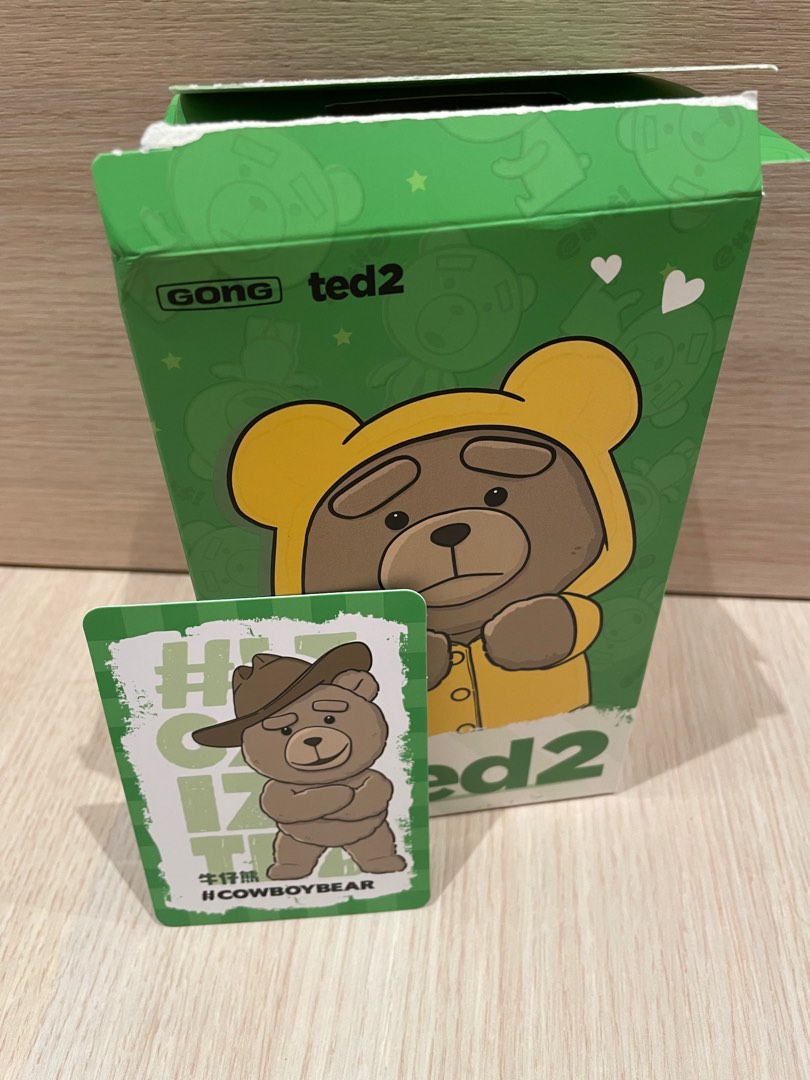 [BNIF] Popmart Ted 2 plush Pendant - Cowboy WTT WTS, Hobbies & Toys ...