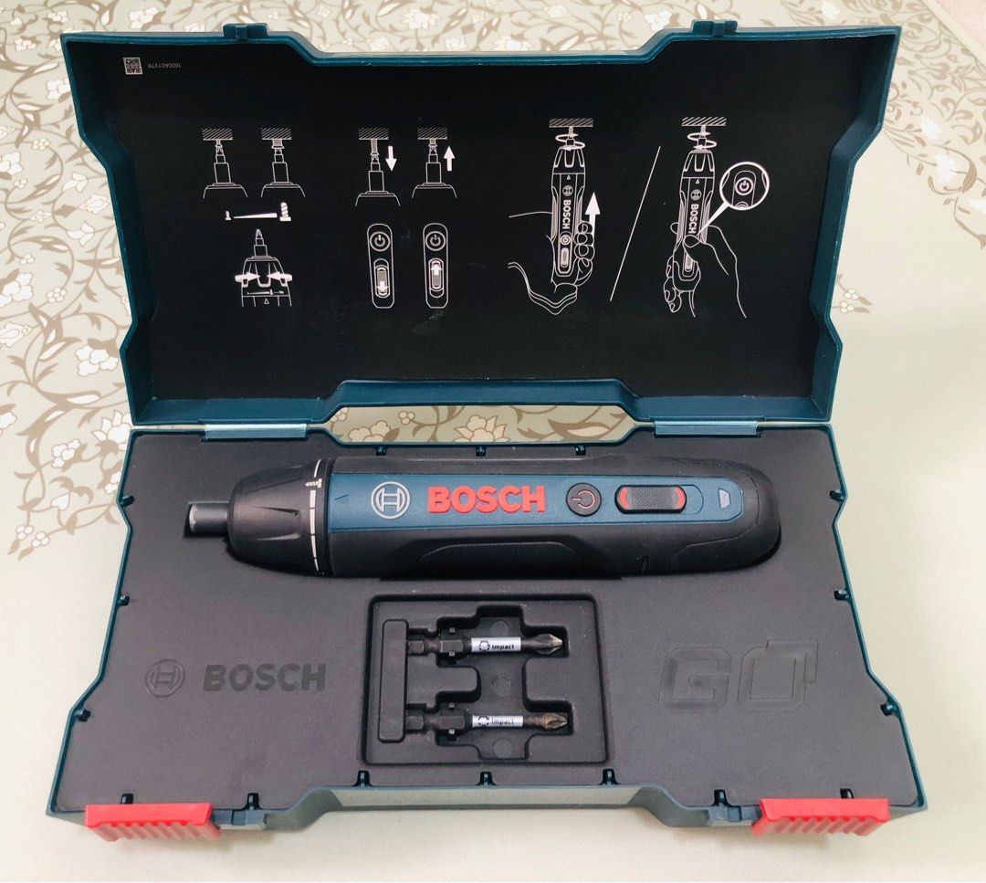 BOSCH Cordless Screwdriver Go 2, Furniture & Home Living, Home ...
