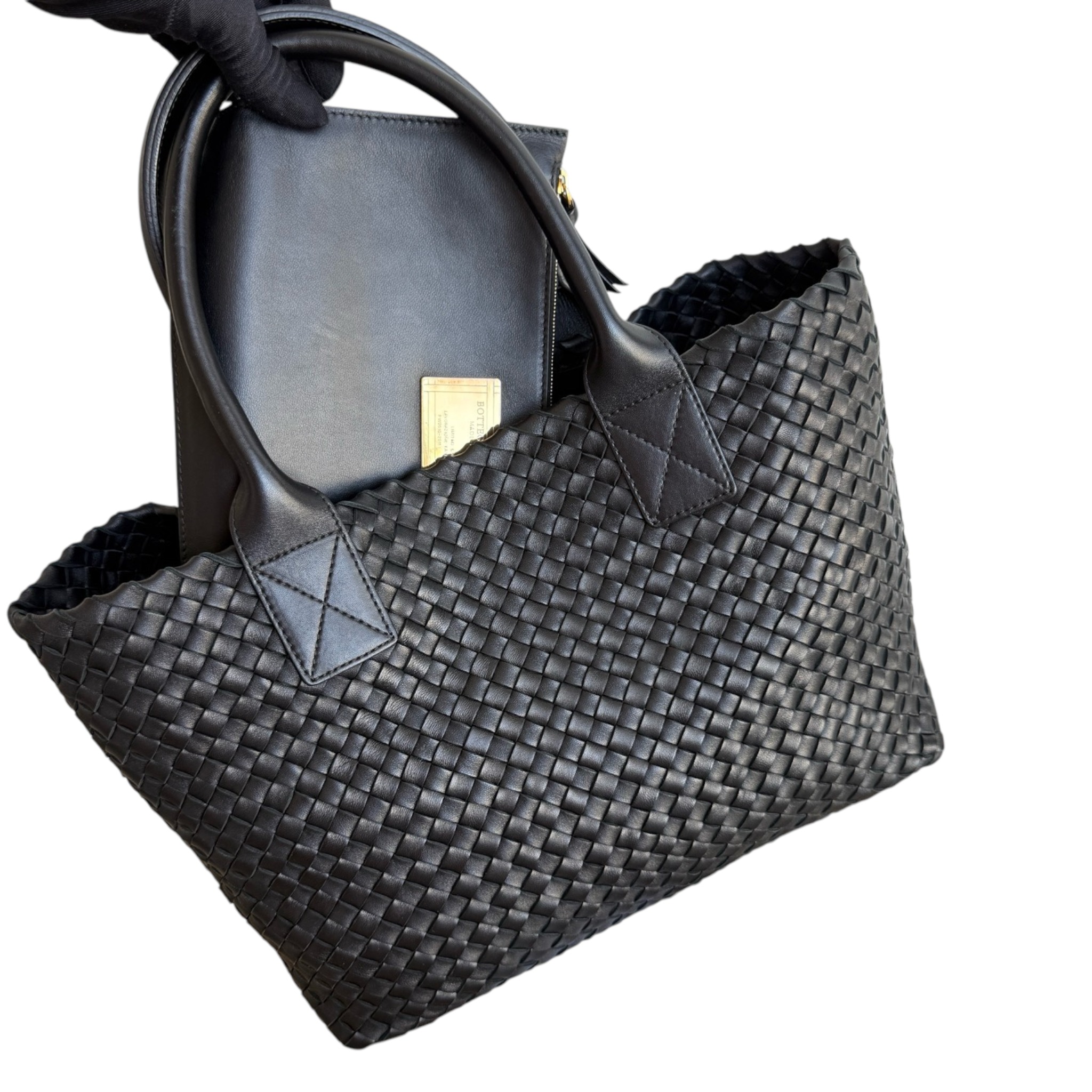 Bottega Veneta Small Cabat Tote in Black, Luxury, Bags & Wallets on ...