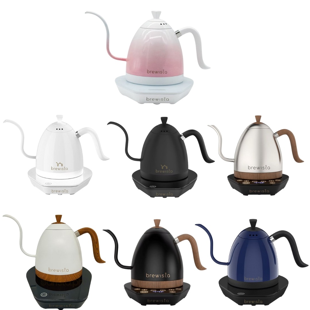 Brewista Artisan Variable Temperature Electric Kettle 600mL and 1L, TV ...