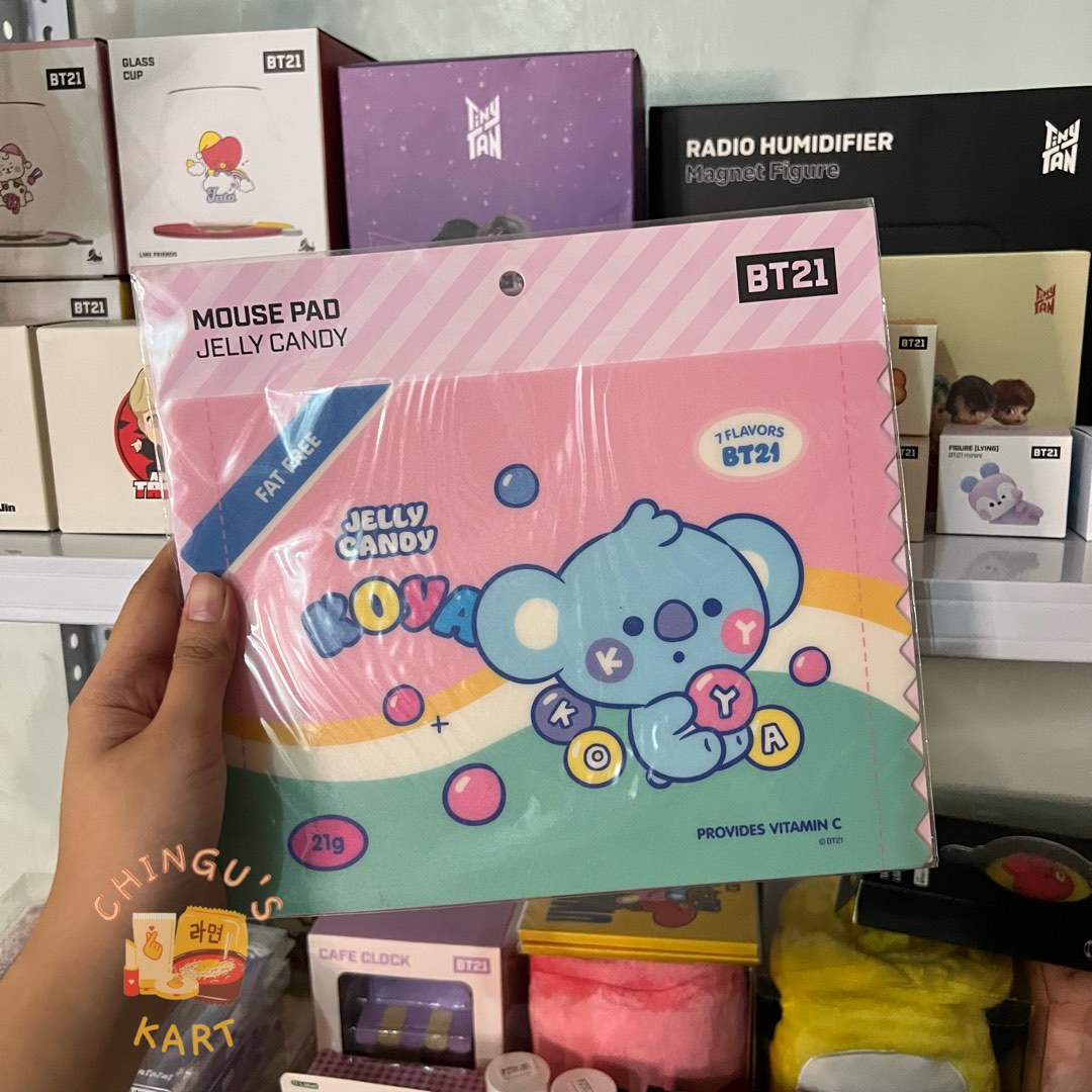 BT21 Koya Jelly Candy Mouse Pad, Hobbies & Toys, Memorabilia ...