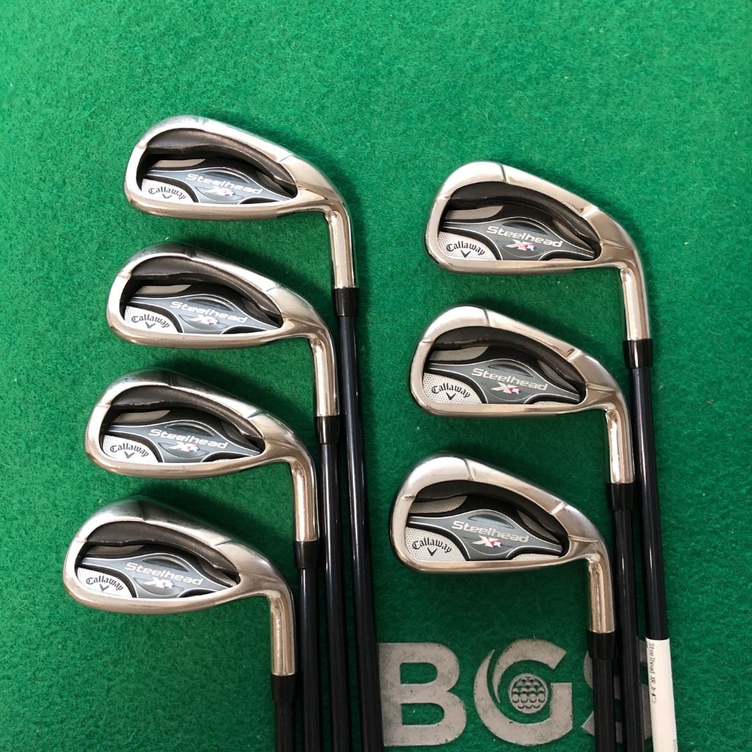 Callaway Steelhead XR Irons set 5-9,P,A XR FlexR Used, Sports Equipment ...
