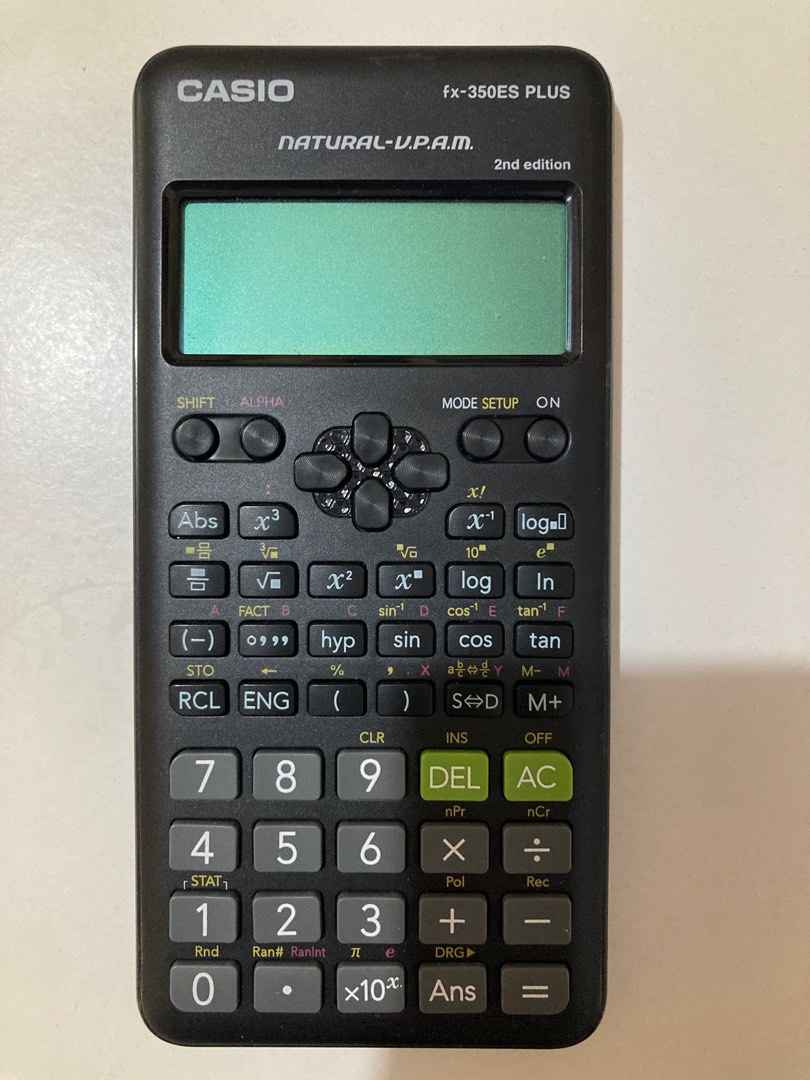 Casio fx-350ES Plus (PRC Approved), Computers & Tech, Office & Business ...