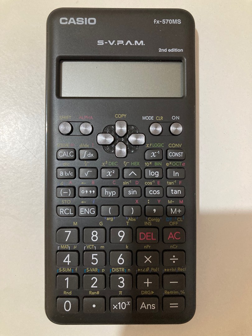 Casio fx-570MS (PRC Approved), Computers & Tech, Office & Business ...