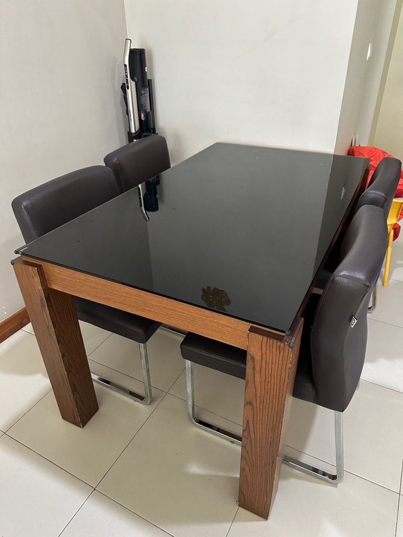 Cellini Dining table set, Furniture & Home Living, Furniture, Tables ...