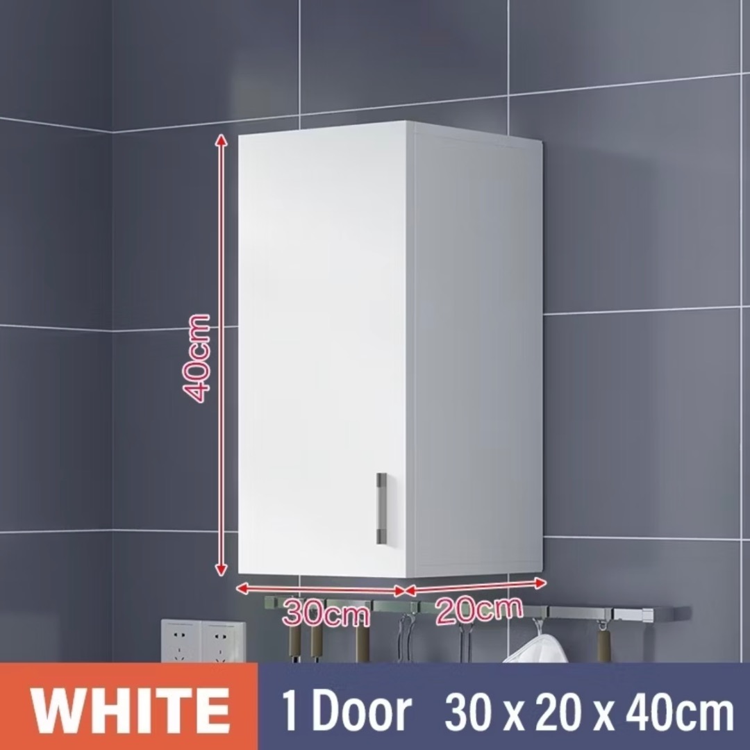 Compact Wall Cabinet | 1 Door Bathroom Cabinet | Kitchen Hanging ...