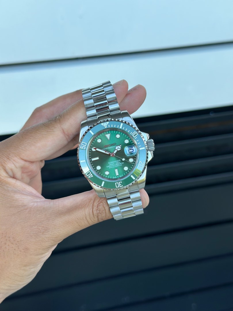 Custom Seiko Hulk President, Women's Fashion, Watches & Accessories ...