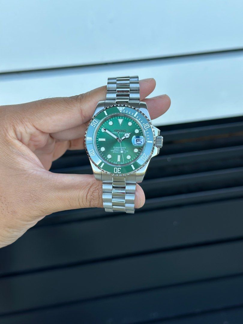 Custom Seiko Hulk President, Women's Fashion, Watches & Accessories ...