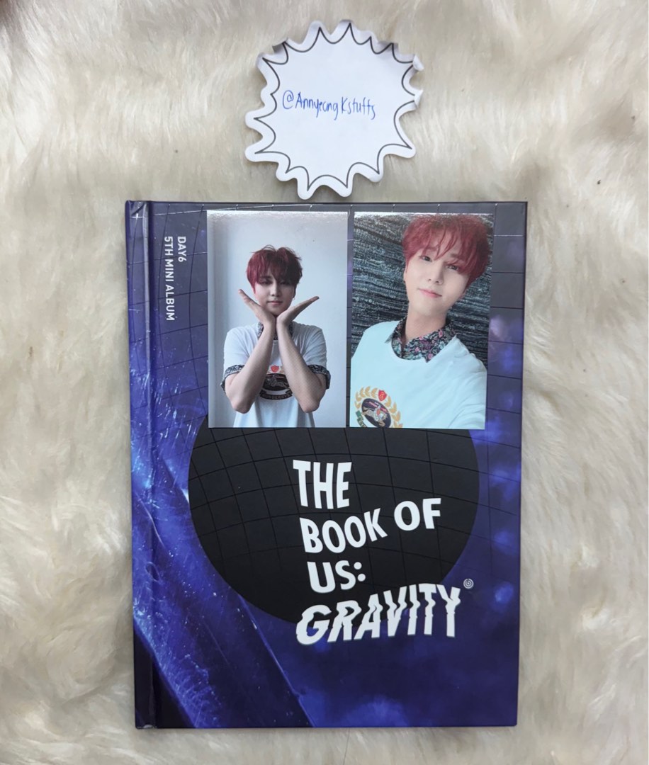 DAY6 The Book of Us: Gravity Unsealed Album Complete Inclusions w ...