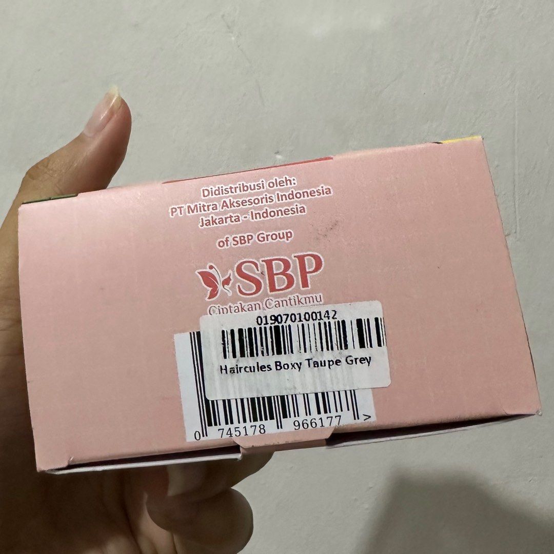 DeClip Jedai Boxy Haircules Jepit Kotak Ukuran 9cm Series - Taupey Grey, Desain & Kerajinan ...