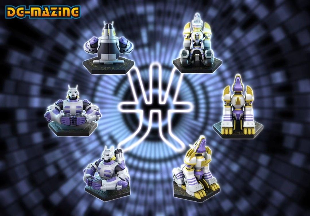 Digimon Frontier GK - Battle Spirit Statue (Fire / Light / Thunder ...