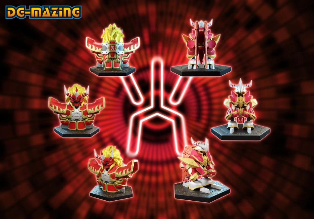 Digimon Frontier GK - Battle Spirit Statue (Fire / Light / Thunder ...