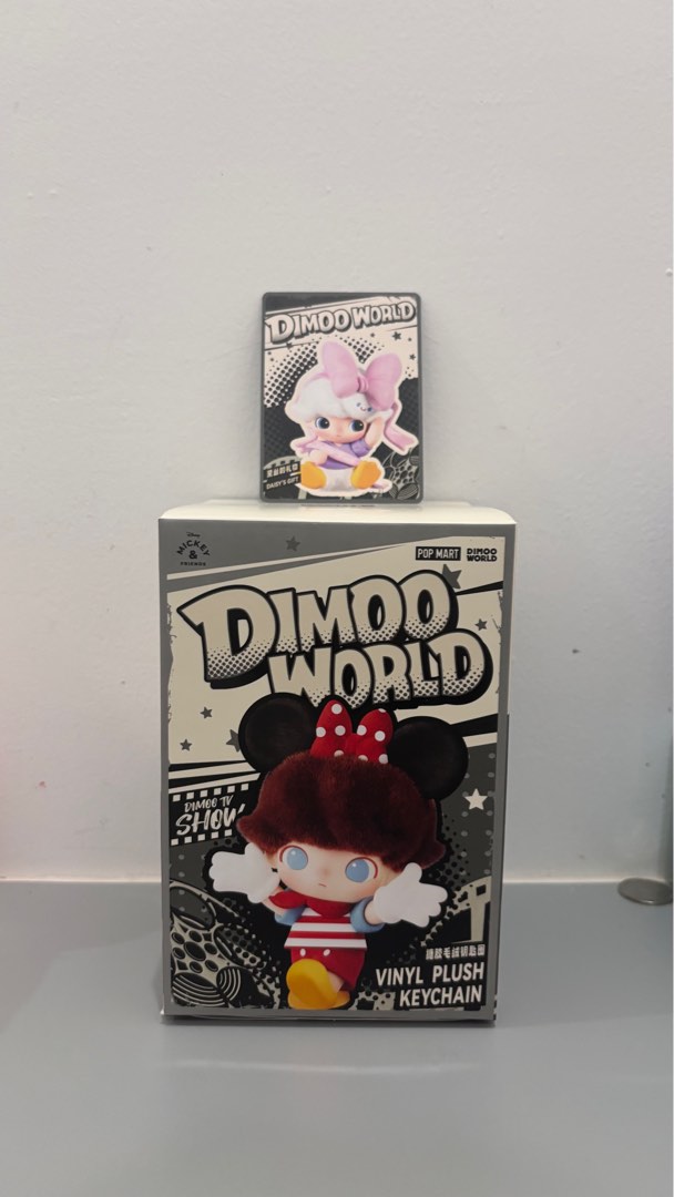 Dimoo World X Disney Vinyl Plush Keychain Selected Daisy Original ...