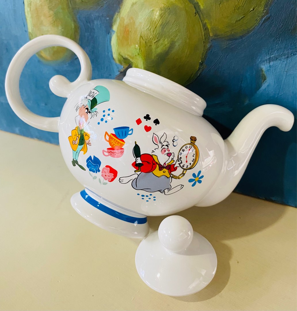 Disney tea pot Alice in wonderland, Furniture & Home Living ...