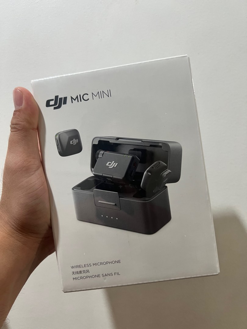 Dji Mic Mini 2TX + 1RX + Charging Case, Photography, Cameras on Carousell