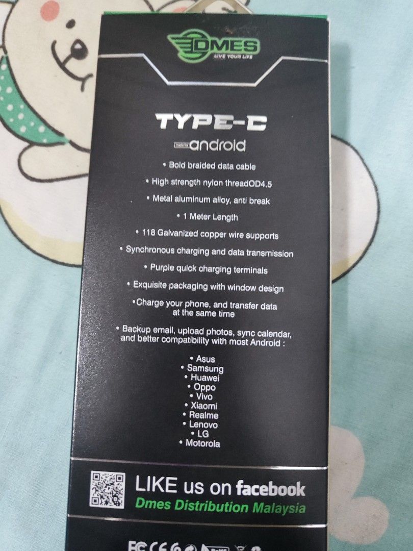 Dmes type c cable, Computers & Tech, Parts & Accessories, Cables & Adaptors on Carousell