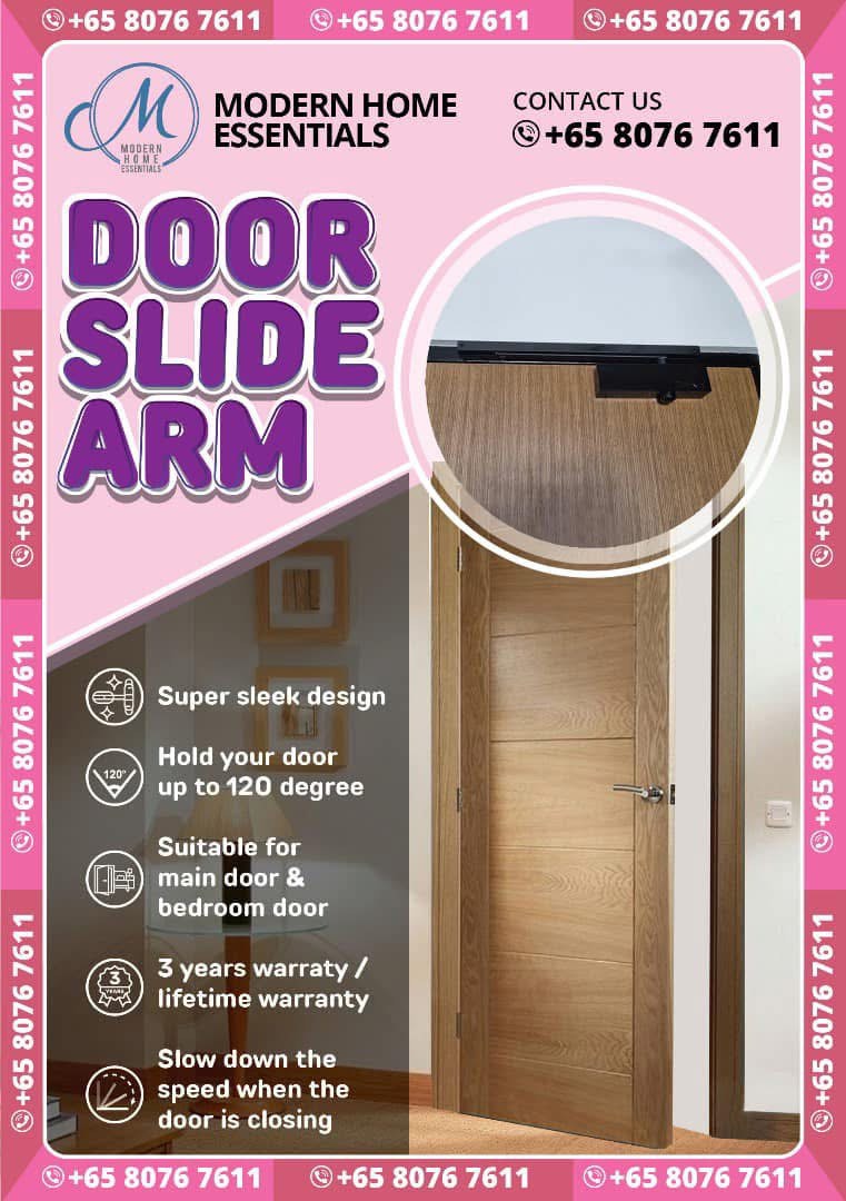 Door Soft Closing Slide Arm Stopper, Furniture & Home Living, Home ...