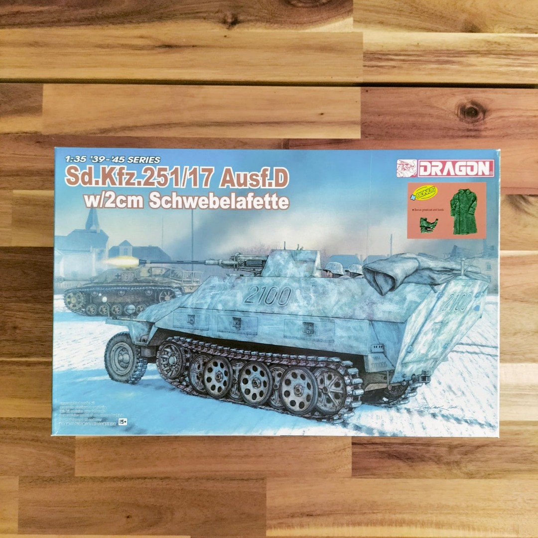 Dragon 6292 1/35 Sd.Kfz.251/17 Ausf.D w/2cm Schwebelafette, Hobbies ...
